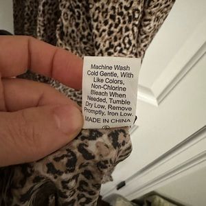 SHEIN | Dresses | Brand New Without Tags Shein Leopard Print Maxi Dress ...